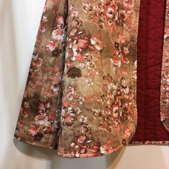 Vintage | Jackets & Coats | Vintage Floral Quilted Jacket | Poshmark